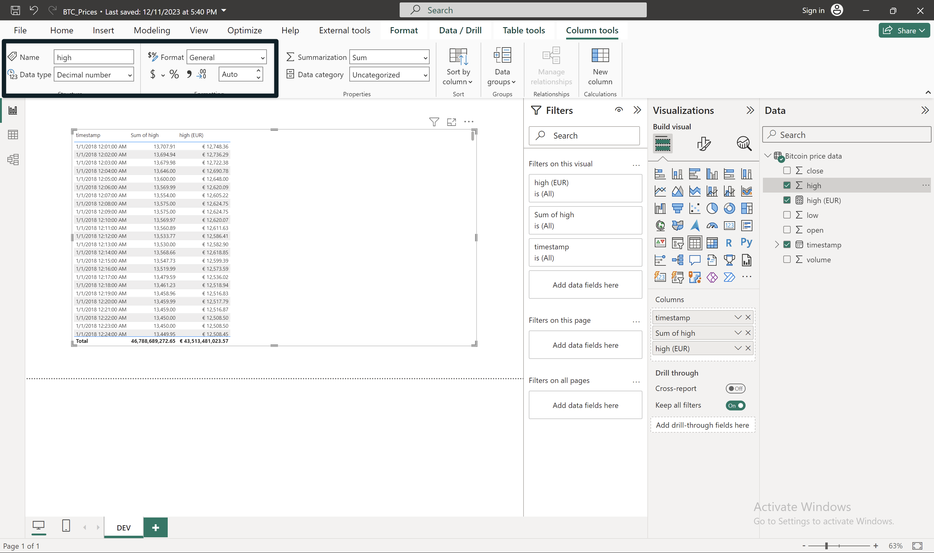 Using the Tabular editor to create multiple DAX measures fast